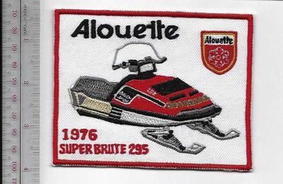 Snowmobile Alouette Super Brute 1976 Model Promo Patch Montreal, Quebec ...