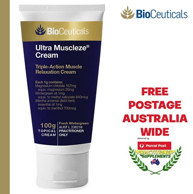 BioCeuticals Ultra Muscleze Cream 100g **OZ FREE POSTAGE** | eBay Australia