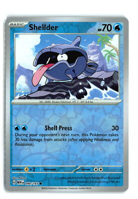 Shellder 090/165 151 Reverse Holo Pokemon TCG NM-LP | eBay