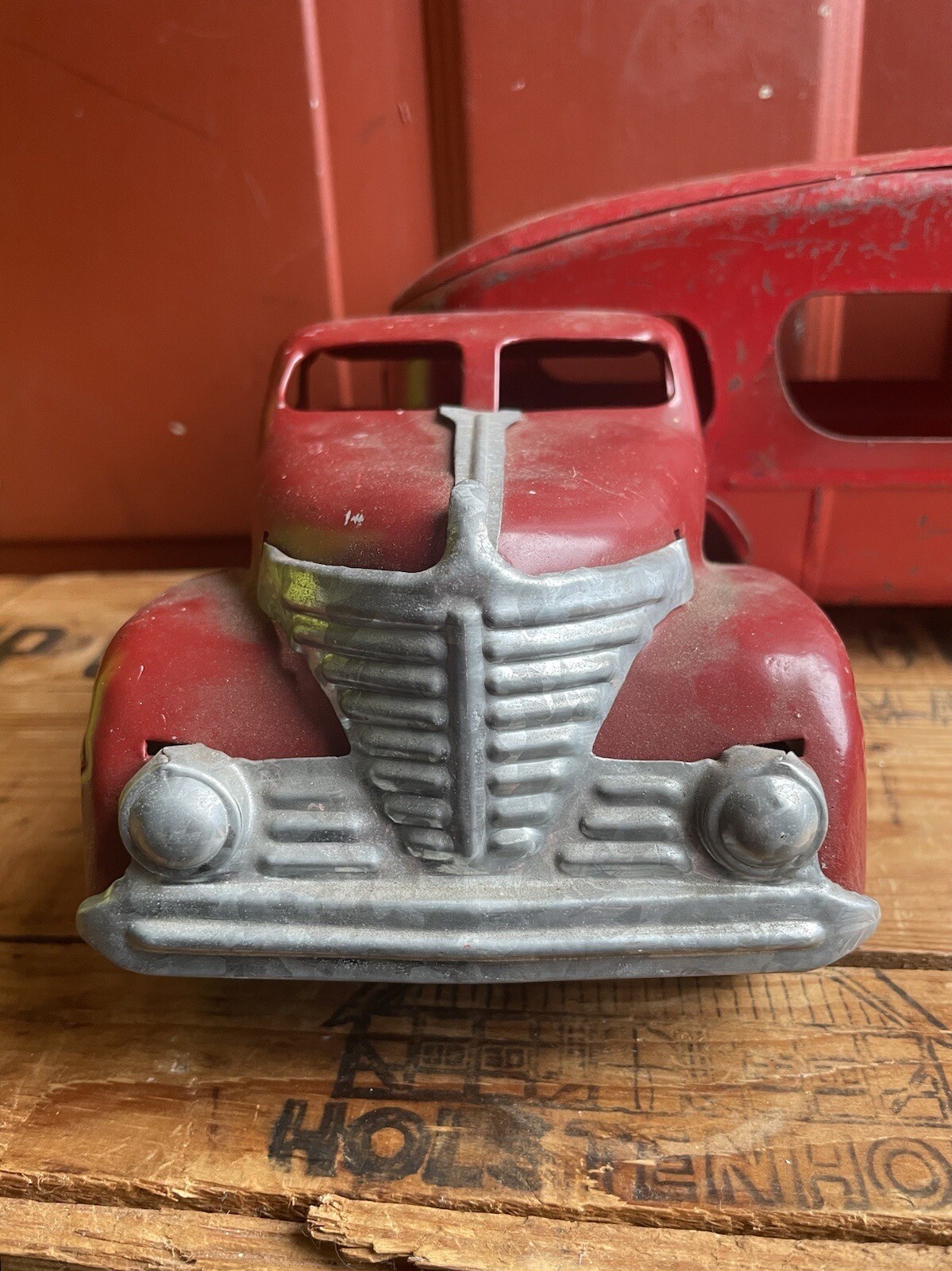 Vintage Marx 1950's Deluxe Auto Transport Car Hauler Truck Carrier ...