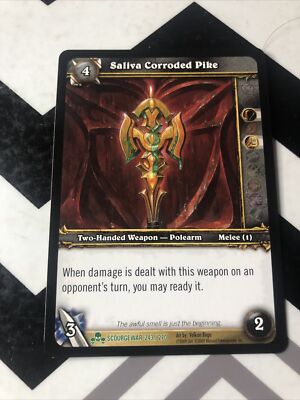 World of Warcraft WoW Saliva Corroded Pike Scourgewar 243/270 Uncommon ...