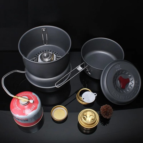 Camping Gas Stove Alcohol Stove Cooking Pot Optional Set Stove Burner ...