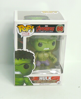 FUNKO POP HULK #68...AVENGERS AGE OF ULTRON... | eBay