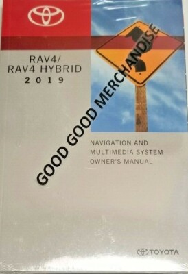 2019 TOYOTA RAV4 NAVIGATION OWNERS MANUAL PLATINUM LIMITED XLE SPORT ...