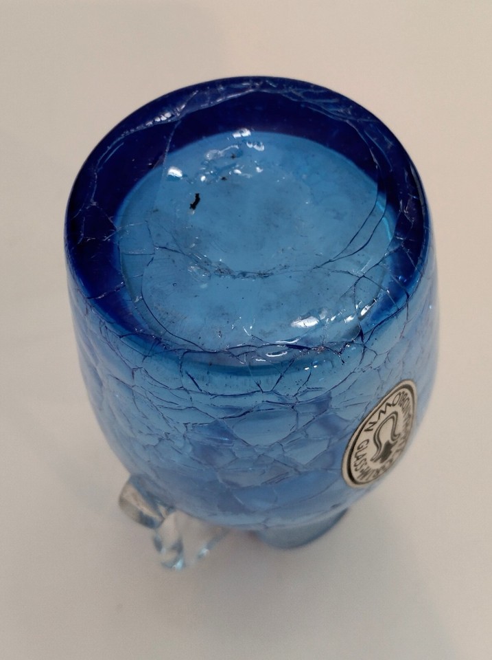 Vintage Pilgrim Blue Crackle Glass Pitcher, Labeled, 4.5” | eBay