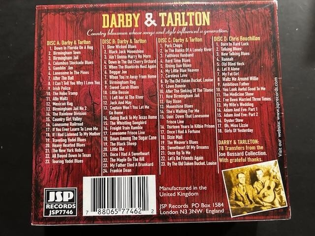 Darby & Tarlton by Darby & Tarlton (Darby, Tom) / (Tarlton, Jimmie) (CD ...