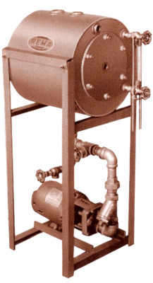 14X24 BOILER CONDENSATE RETURN TANK W/ BURKS 1/3 HP PUMP BJ2 FOR 4-6HP ...