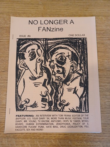 vtg 1990s punk band zine - NO LONGER A FANZINE #6 MYKEL BOARD | eBay