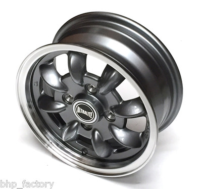 ULTRALITE CLASSIC MINI WHEELS 12" x 5J ET30 GUN METAL LIP ALLOYS WHEELS ...