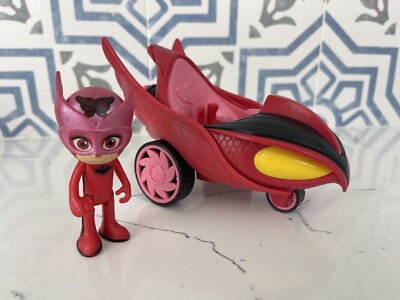 PJ Masks Owlette Deluxe Vehicle Preschool Toy, Owl Glider Car with ...
