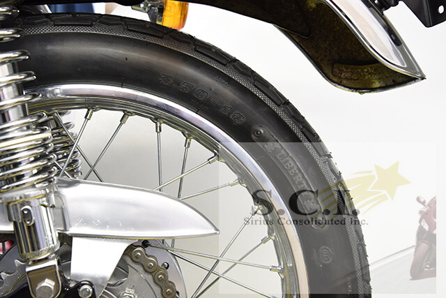 HONDA CB350 CB350F CB360 CB400F KZ400 XS400 LIBERTY REAR TIRE & TUBE 3. ...