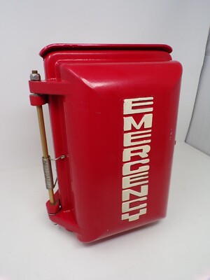 Allen Telephone industrial EMERGENCY phone box w phone cast metal 732 B ...
