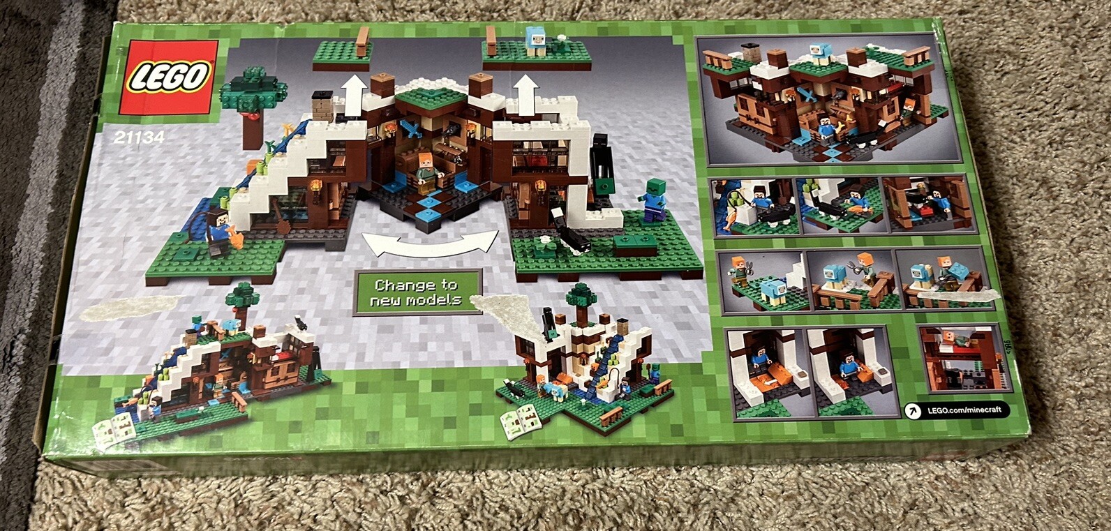 LEGO Minecraft: The Waterfall Base (21134) for sale online | eBay