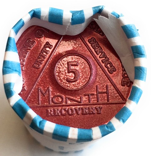 Bulk Lot of 25 Aluminum 5 Month AA Medallions Alcoholics Anonymous ...