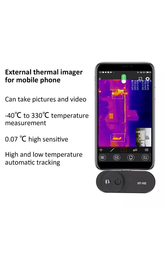 Thermal Imaging Camera Mobile Phone Thermal Imager With Integrated ...