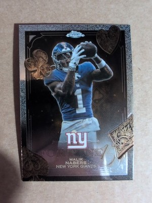 2025 NFL Topps Chrome Malik Nabers Fortune 15 | eBay