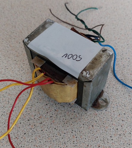 Small vintage HT LT valve tube transformer 500V 6V oscilloscope | eBay UK