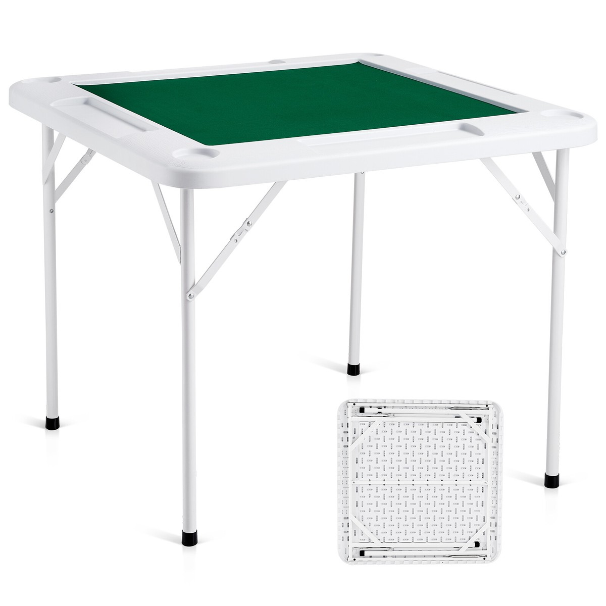 Plastic Folding Card Tables Cosco 36" Fold In Half Card Table With