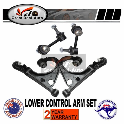 PAIR Front Lower Control Arm & Sway Bar Link Fits Ford Falcon AU BA BF ...