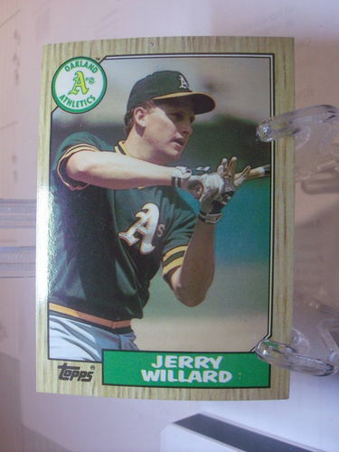 1987 Topps Collector's Tiffany #137 - Jerry Willard - Oakland Athletics ...