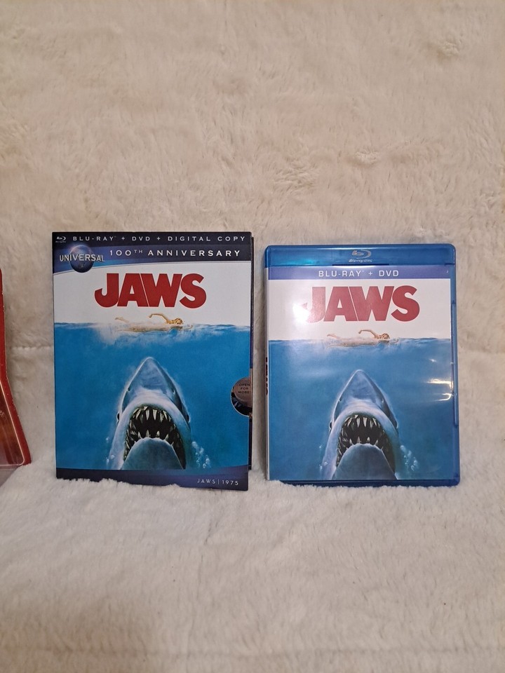 Jaws (Blu-ray/DVD, 2012, 2-Disc Set, Universal 100th Anniversary With ...