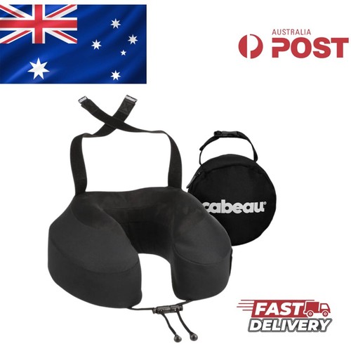 Cabeau Evolution S3 Memory Foam Travel Pillow with Seat Strap - Jet ...