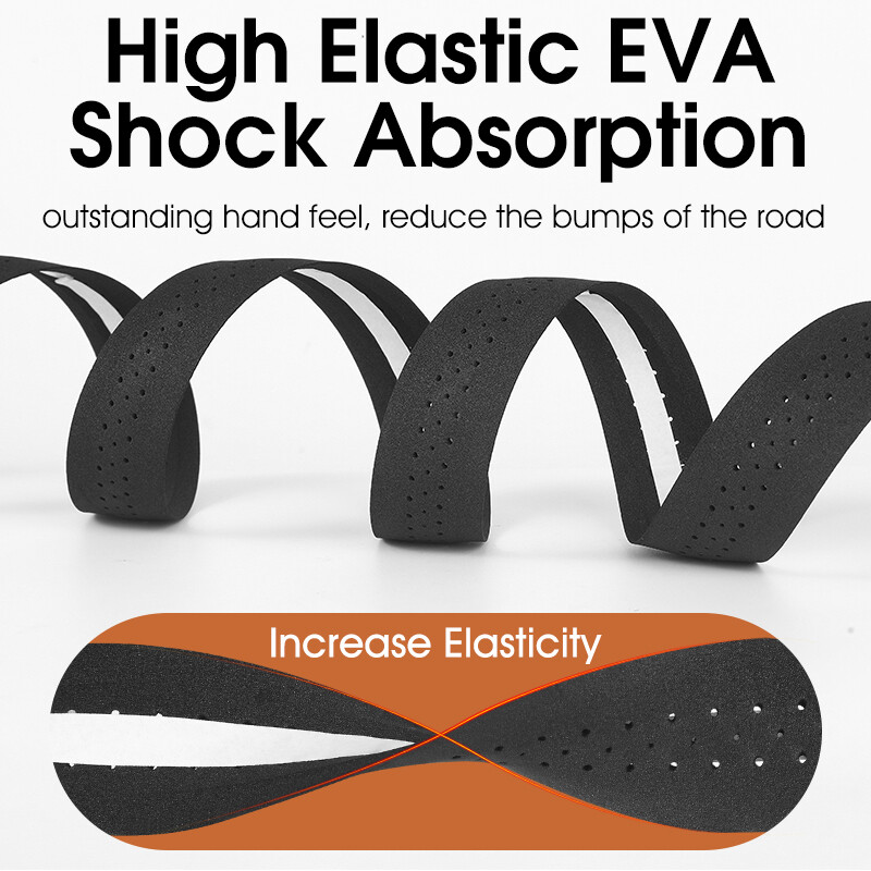 WEST BIKING Soft Bicycle Handlebar Tape PU EVA Road Bike Handle Bar ...