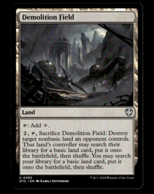 MTG - Demolition Field - Commander: Outlaws of Thunder Junction - Near ...