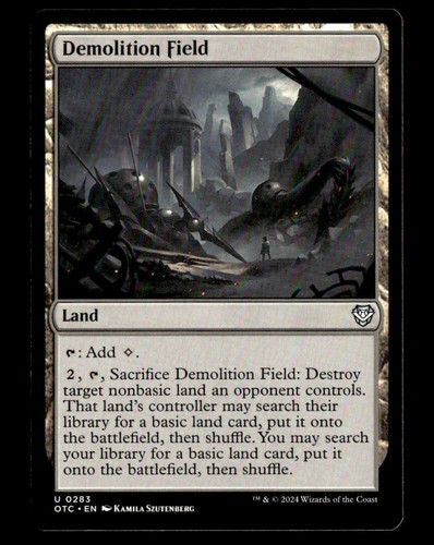 MTG - Demolition Field - Commander: Outlaws of Thunder Junction - Near ...