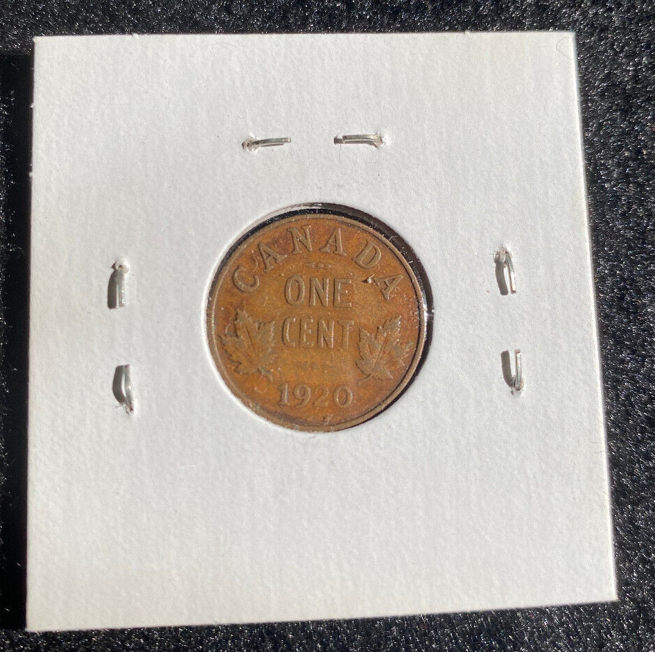 1920 Canadian Small Cent - Canada Penny Copper Coin Old Rare Money ...