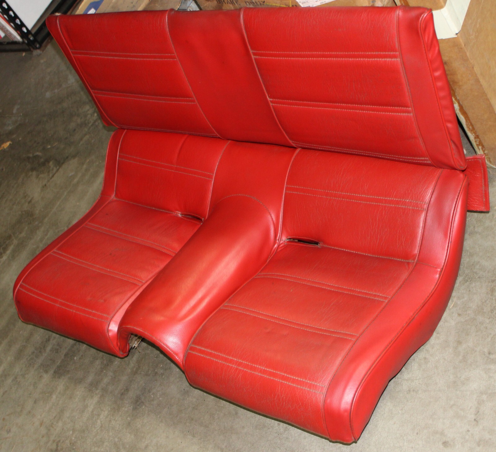 1965-1973 Mustang GT Mach 1 Boss Shelby ORIG FASTBACK REAR SEAT 71-73 ...