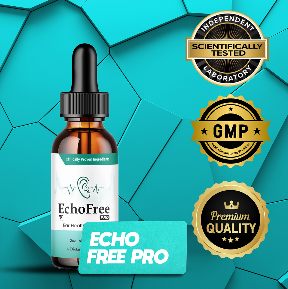 (5 Pack) EchoFree Pro Liquid Drops, Echo Free Advanced Tinnitus Support ...