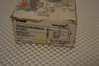 ONE USED ABB OT25E3 LOAD BREAK SWITCH 1SCA022283R8630. | eBay