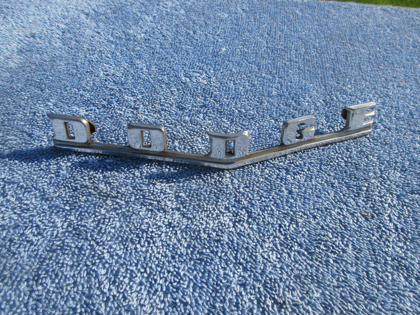 1940s Dodge Hood Script Emblem Badge MOPAR | eBay