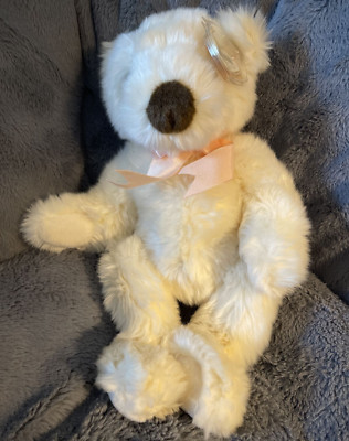 Ty Baby Powder Bear 15” Style 5109 Stuffed Animal 1996 PVC Pellets ...