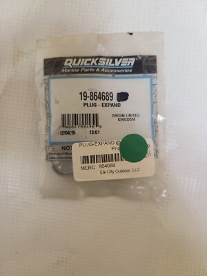 Quicksilver Expansion Plug 19-864689 | eBay