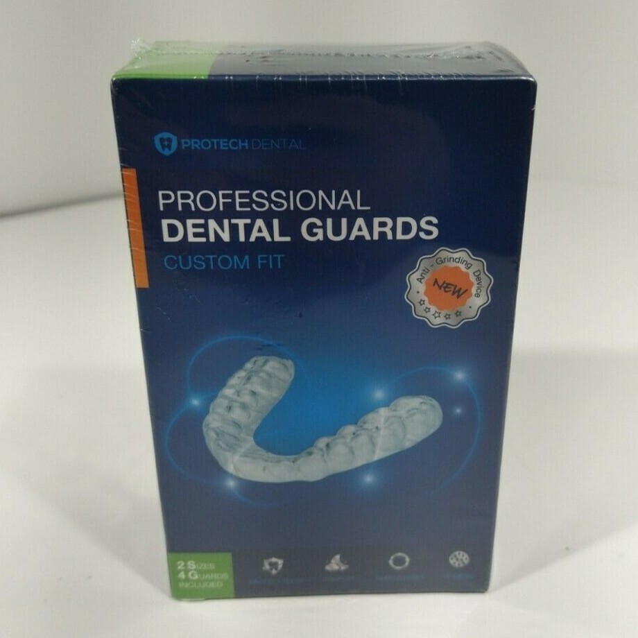 Protech Professional DENTAL Guards~2xSizes 4xGuards~3in1~Custom Fit ...