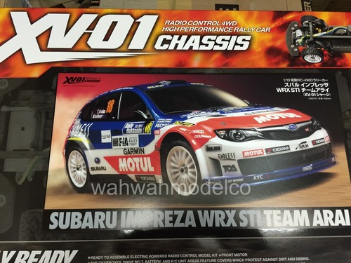 Tamiya 58528 1/10 RC 4WD Rally Car Kit XV01 Chassis Subaru Impreza WRX ...