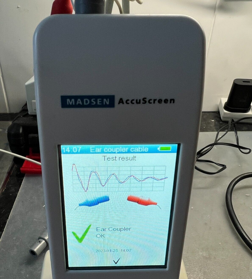Ear Coupler Cable Probe Madsen AccuScreen Natus Audiometer Hearing ...