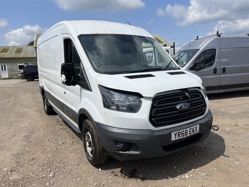 68 Plate Ford Transit 350 L3 H2 Spares Or Repairs Panel Van Euro 6 No ...