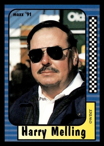 Maxx Race Cards Harry Melling 1991 #62 NASCAR | eBay
