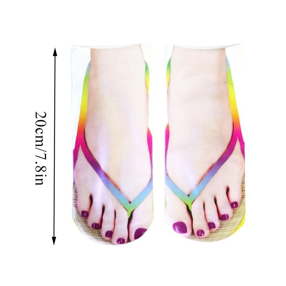 Boat Socks Foot Socks 3D Pattern Manicure Print Sock Running Socks ...