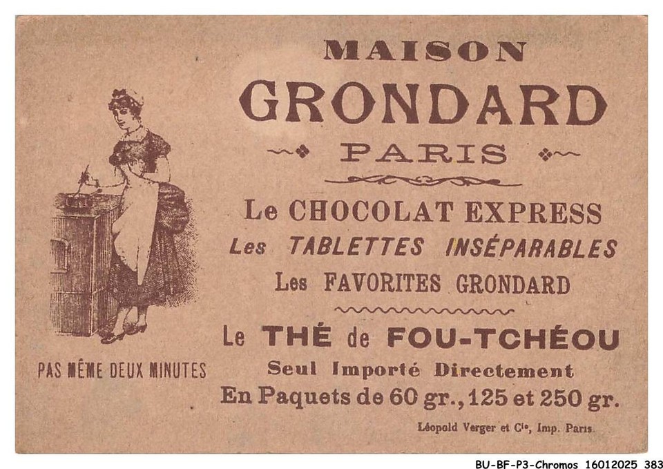 BU-BFP3-0902-CHROMOS - Chocolat Grondard - L'Eaglet - Marie-Louise | eBay