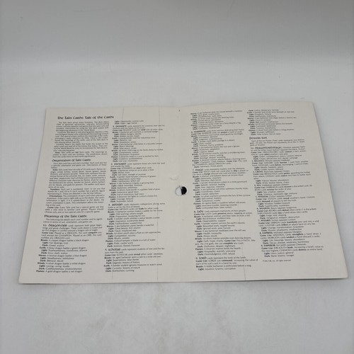 Dungeons And Dragons The Talis Cards: Tale Of The Cards! | eBay