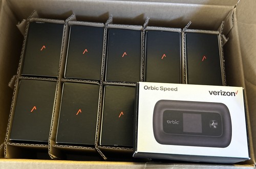 (LOT OF 10) NEW VERIZON ORBIC SPEED RC400L MOBILE HOTSPOT WiFi MIFI ...