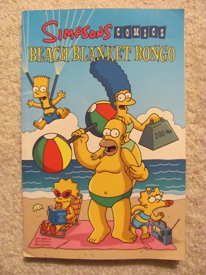 SIMPSONS COMICS SIMPSONS BEACH BLANKET BONGO BY MATT GROENING LG ...