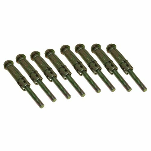 8PC HEAVY DUTY EXPANSION BOLTS 6mm x 75mm RAWL BOLT CLOSE OPEN HOOK ...