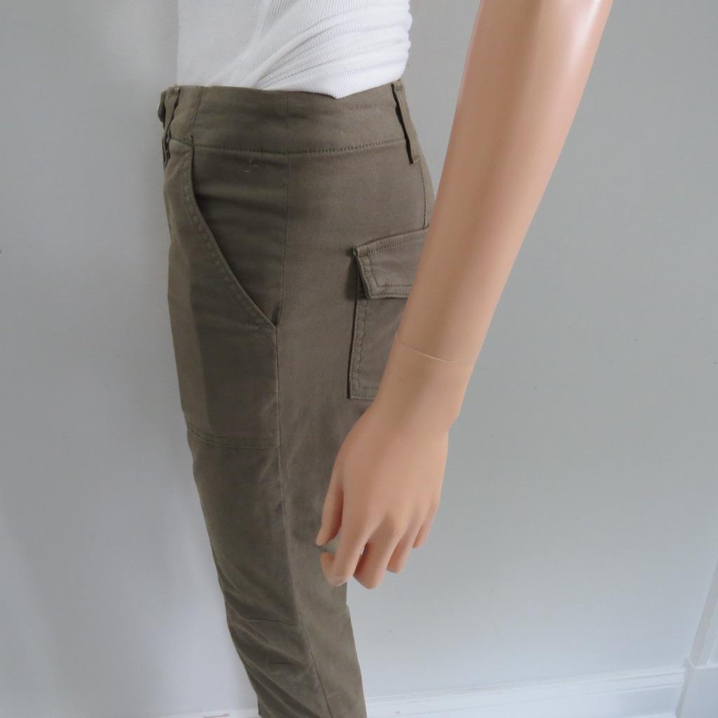 Veronica Beard Army Khaki Field Cargo Pants Size 24 $… - Gem