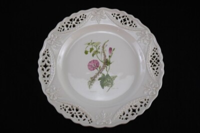 Vintage Leedsware Classical Creamware England Durchbruchteller Ø ca. 23 ...