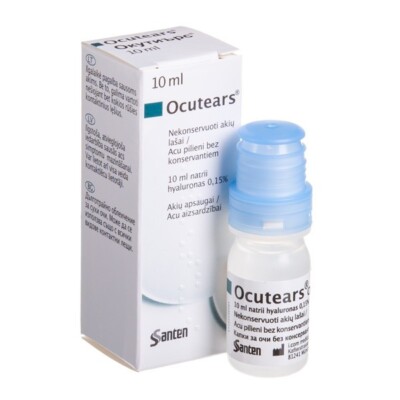 OCUTEARS Eye Drops 10ml Tired,Red and Dry Eyes,Soothes,Moisturizes ...